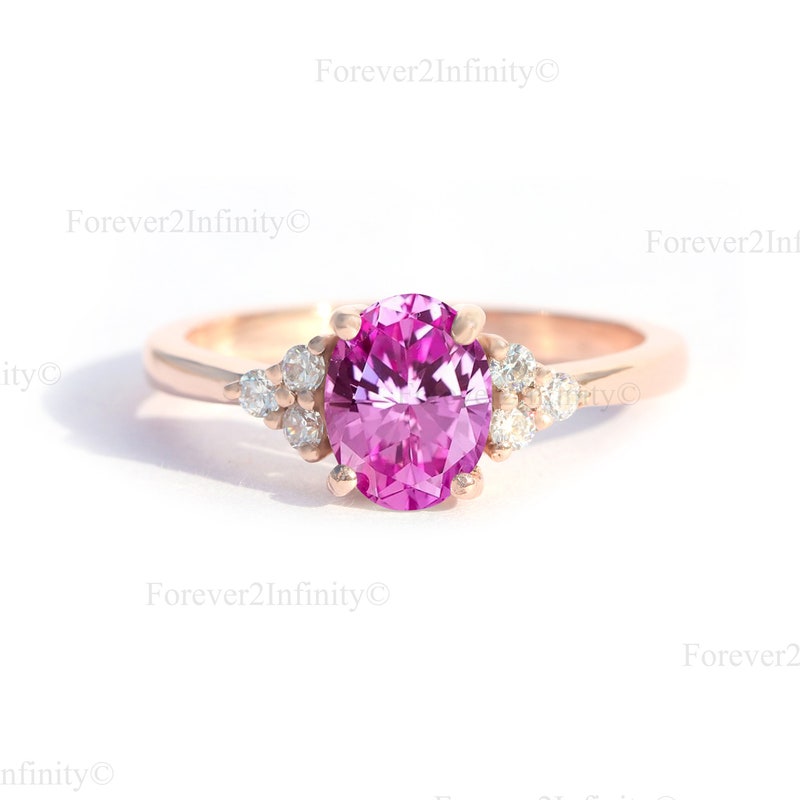 Pink Sapphire Ring - Etsy