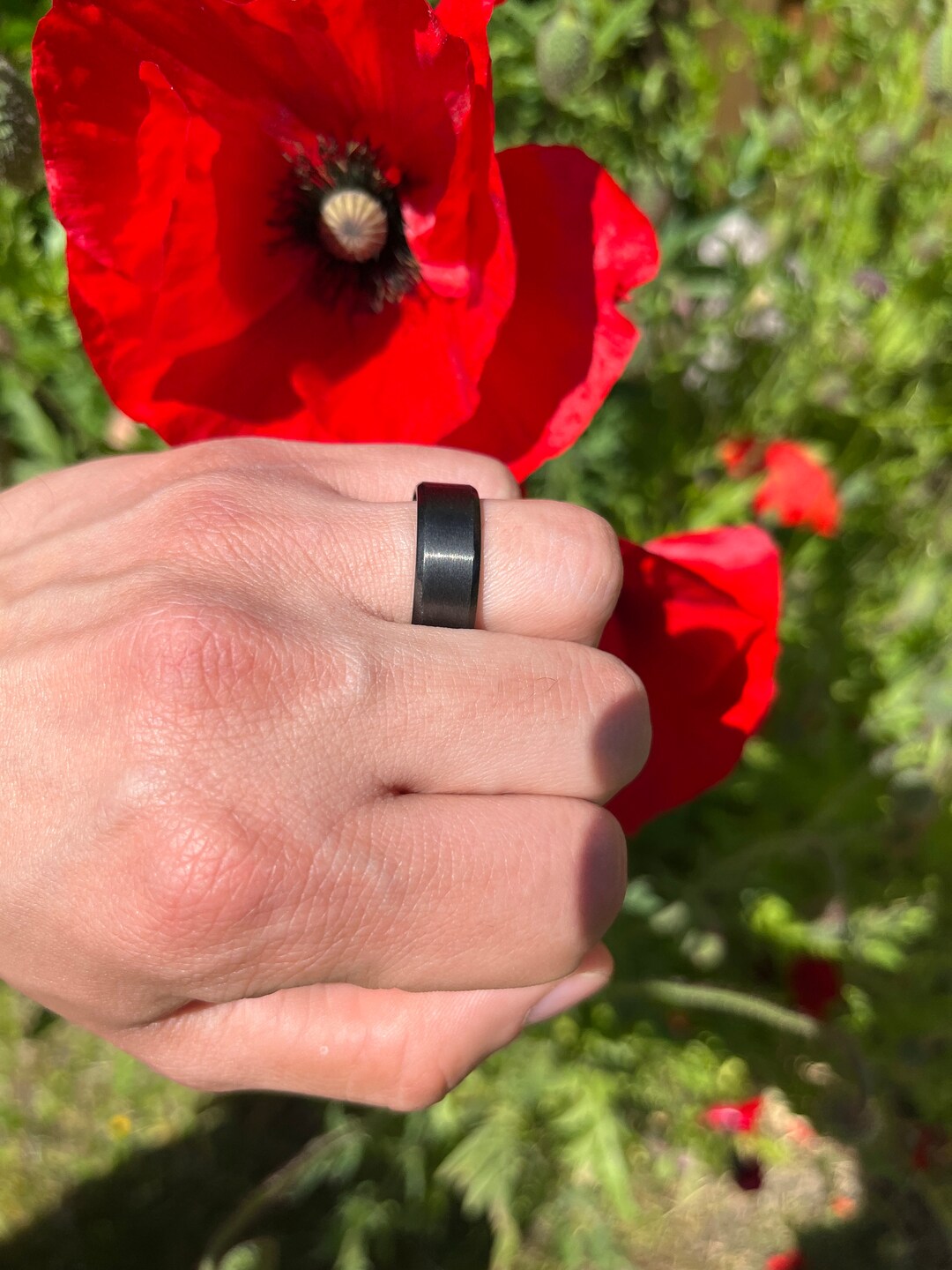 Basic Ring Black - Etsy