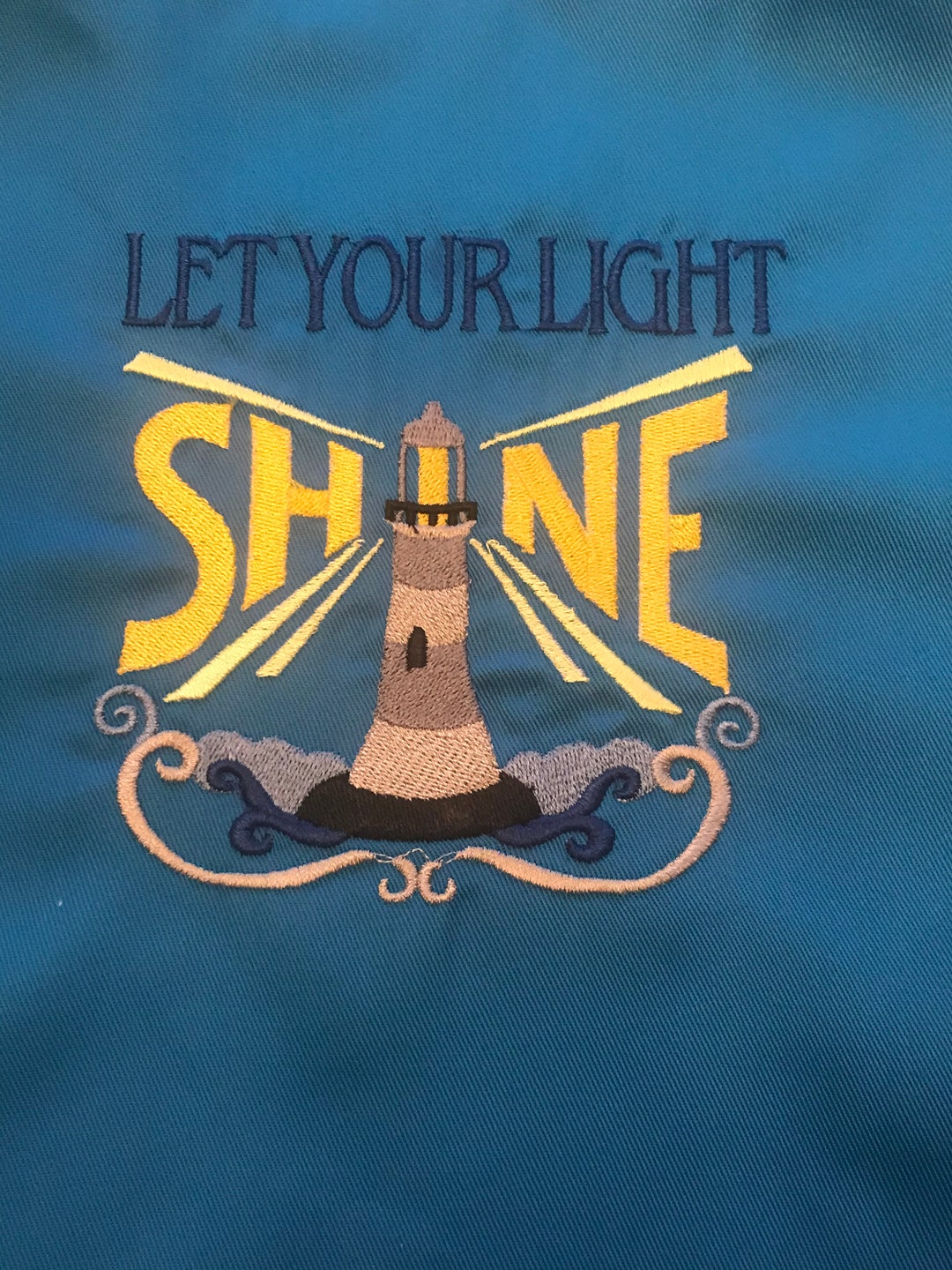 Christian Lighthouse Customizable Adult Embroidered Apron - Etsy