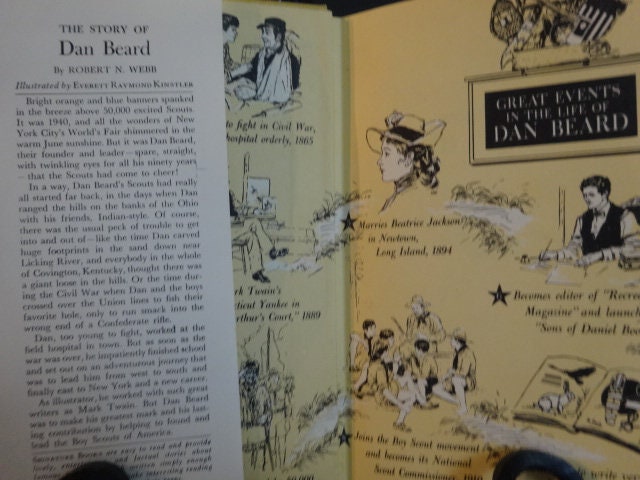 The Story of DAN BEARD Signature Books 1958 - Etsy