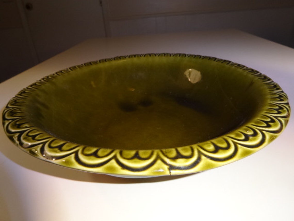 Vintage Avocado Mccoy Avocado Wash Basin - Etsy