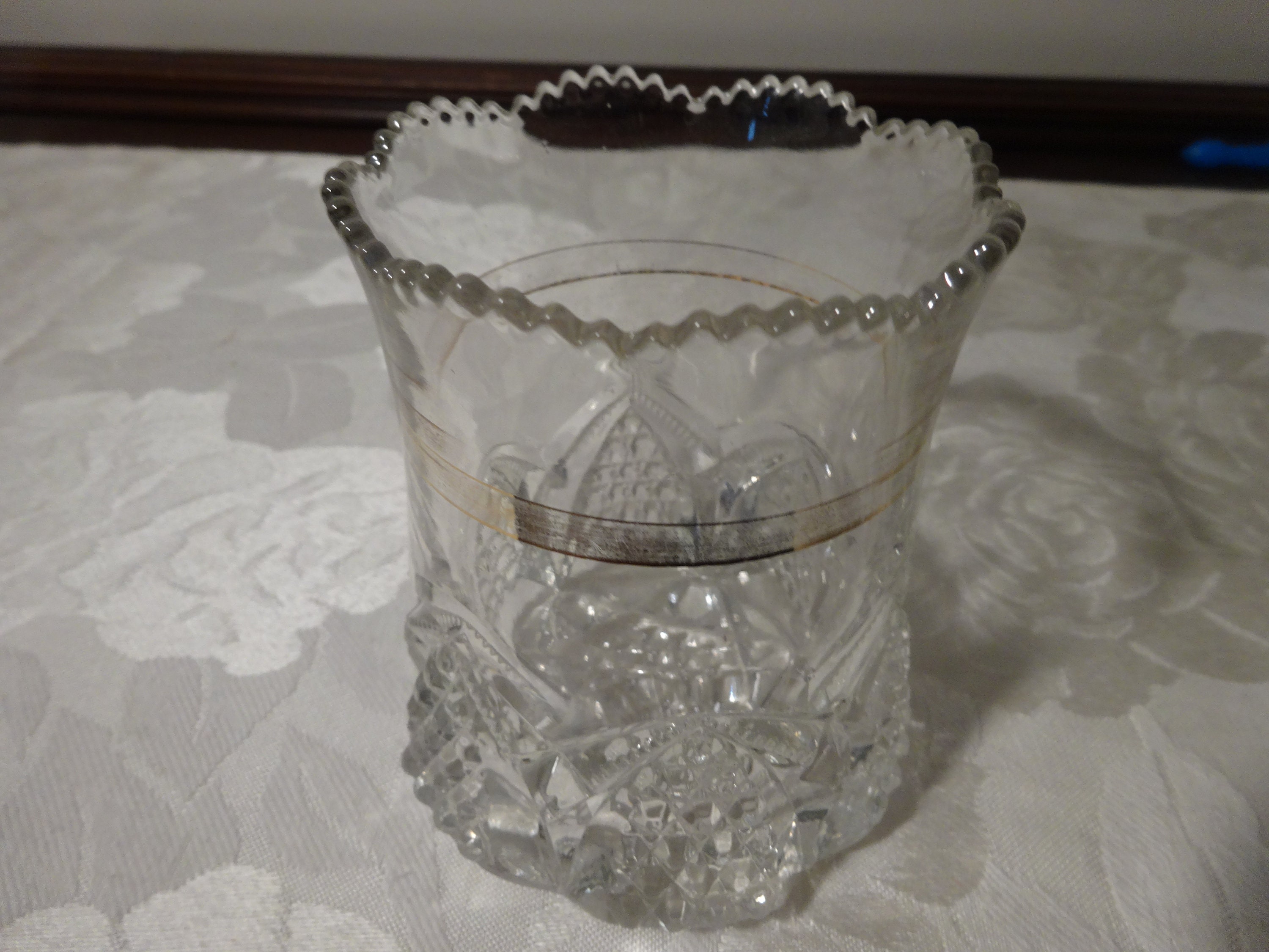 Victorian Era EAPG Pattern Glsss Spooner button Arches by Duncan ...