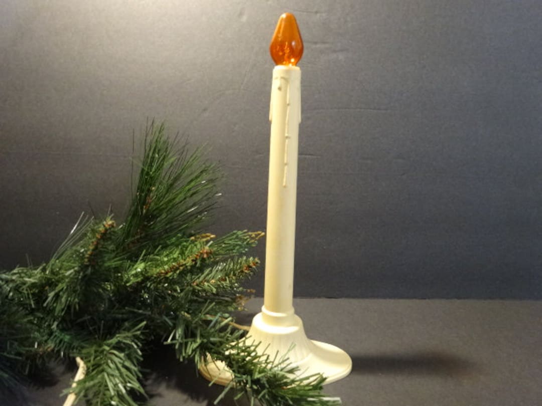 Four Vintage Christmas Electric Window Candles Christmas Decor Holiday ...
