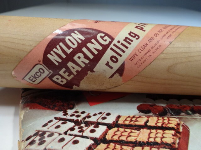 Vintage 1960 Ekco Wooden Rolling Pin - Etsy