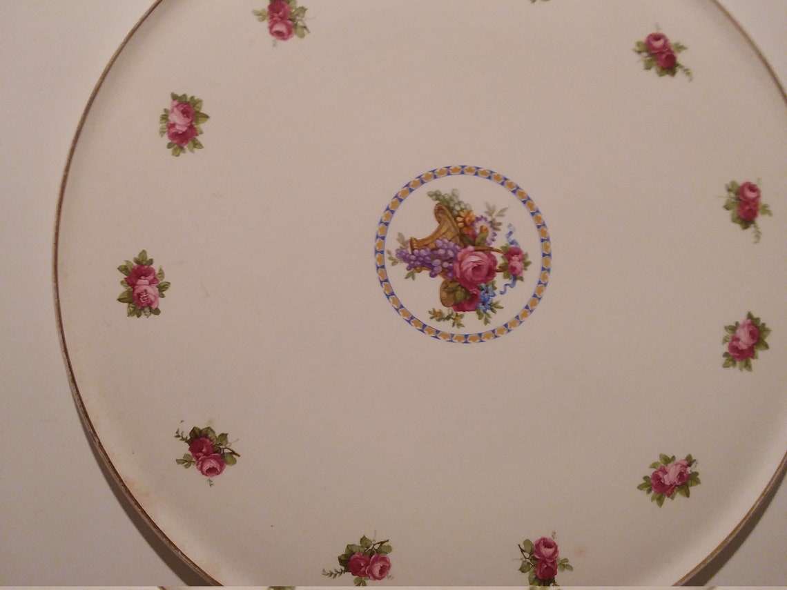 Vintage Erphila Art Pottery Cake Plate - Etsy