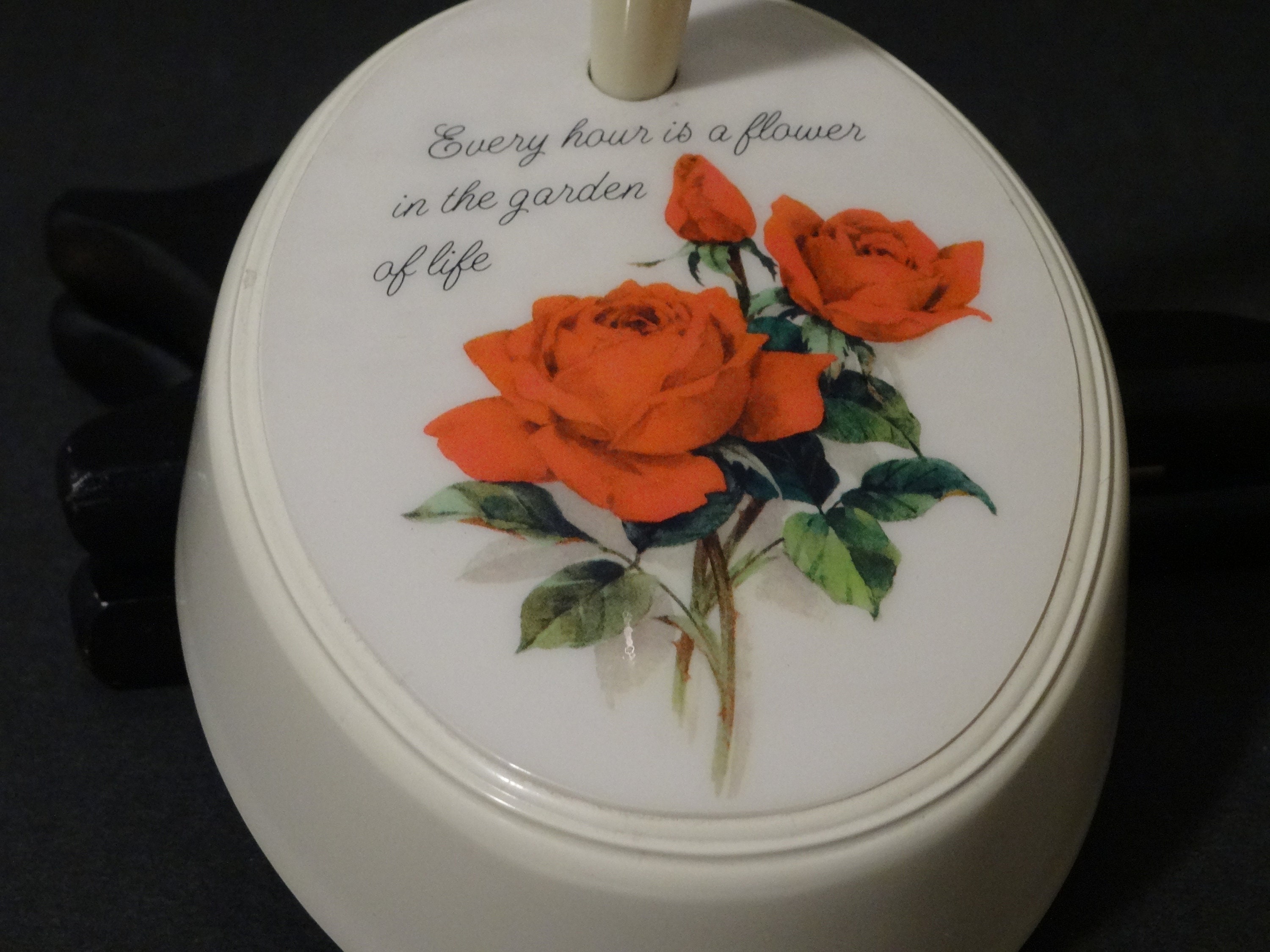 Vintage Hallmark Pen & Pen Holder Set With Rose Design and Verse - Etsy