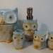 Vintage Owl Canister, Soap/lotion Dispenser, Tootpick Holder, Salt and ...