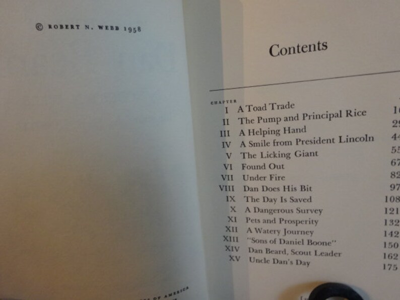 The Story of DAN BEARD Signature Books 1958 - Etsy