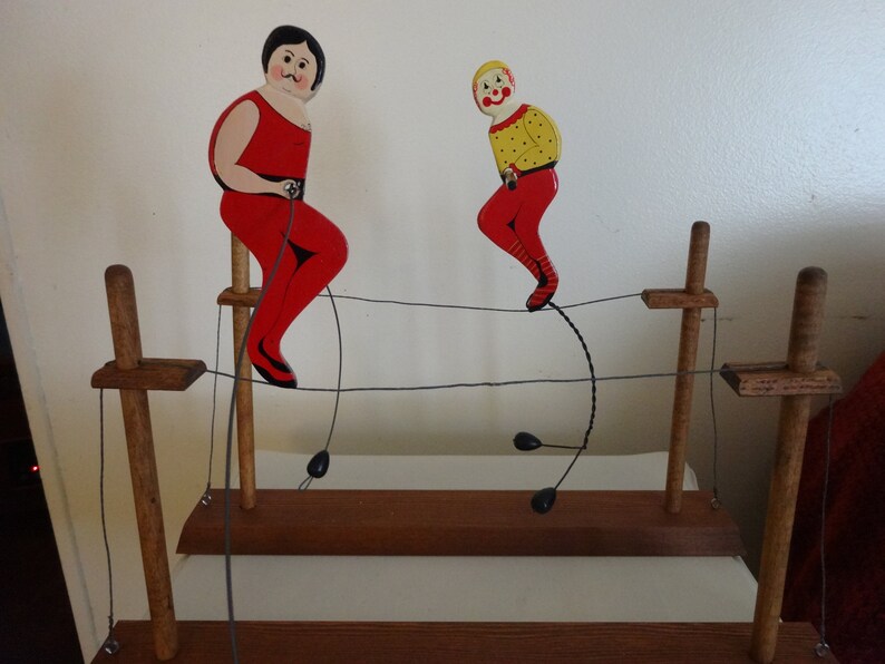 Vintage Tightrope Walkers Pasquali the Great and Fellini the Wonder by ...