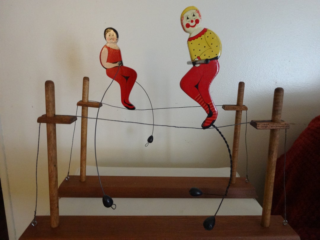 Vintage Tightrope Walkers Pasquali the Great and Fellini the Wonder by ...