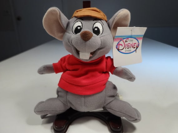 Walt Disney the Rescuers Bernard Stuffed Mouse/ Bean Bag 1990s - Etsy