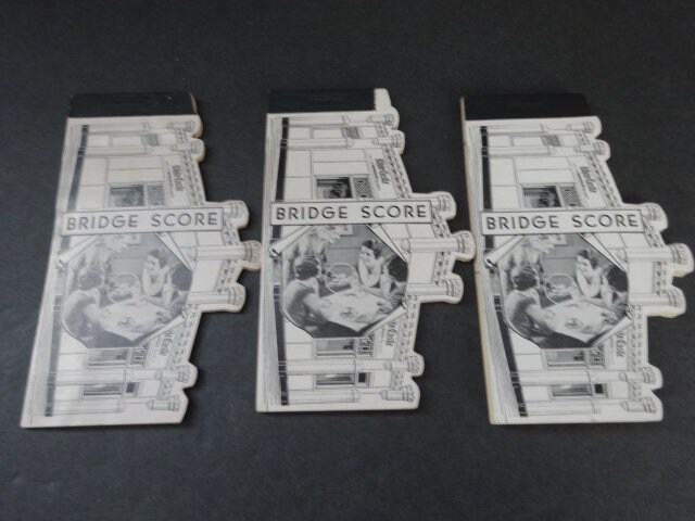 Vintage White Castle Bridge Score Pads - Etsy