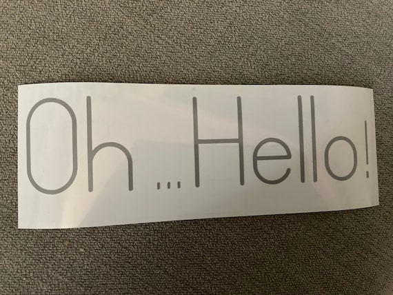 Letterbox Vinyl Decals Stickers Letterbox Decals Oh Hello - Etsy