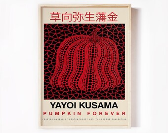 Yayoi Kusama Pumpkin Poster Digital Download - Etsy