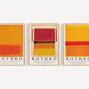 Rothko Print Digital Print Set Rothko Poster Set Mark | Etsy