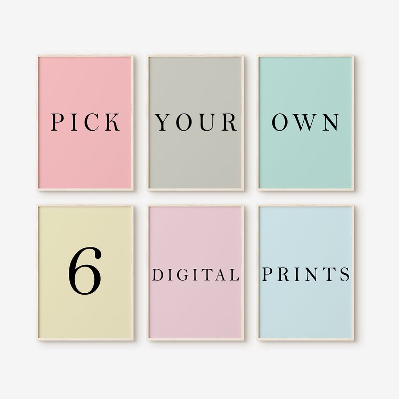 Set of 6 Prints - Etsy