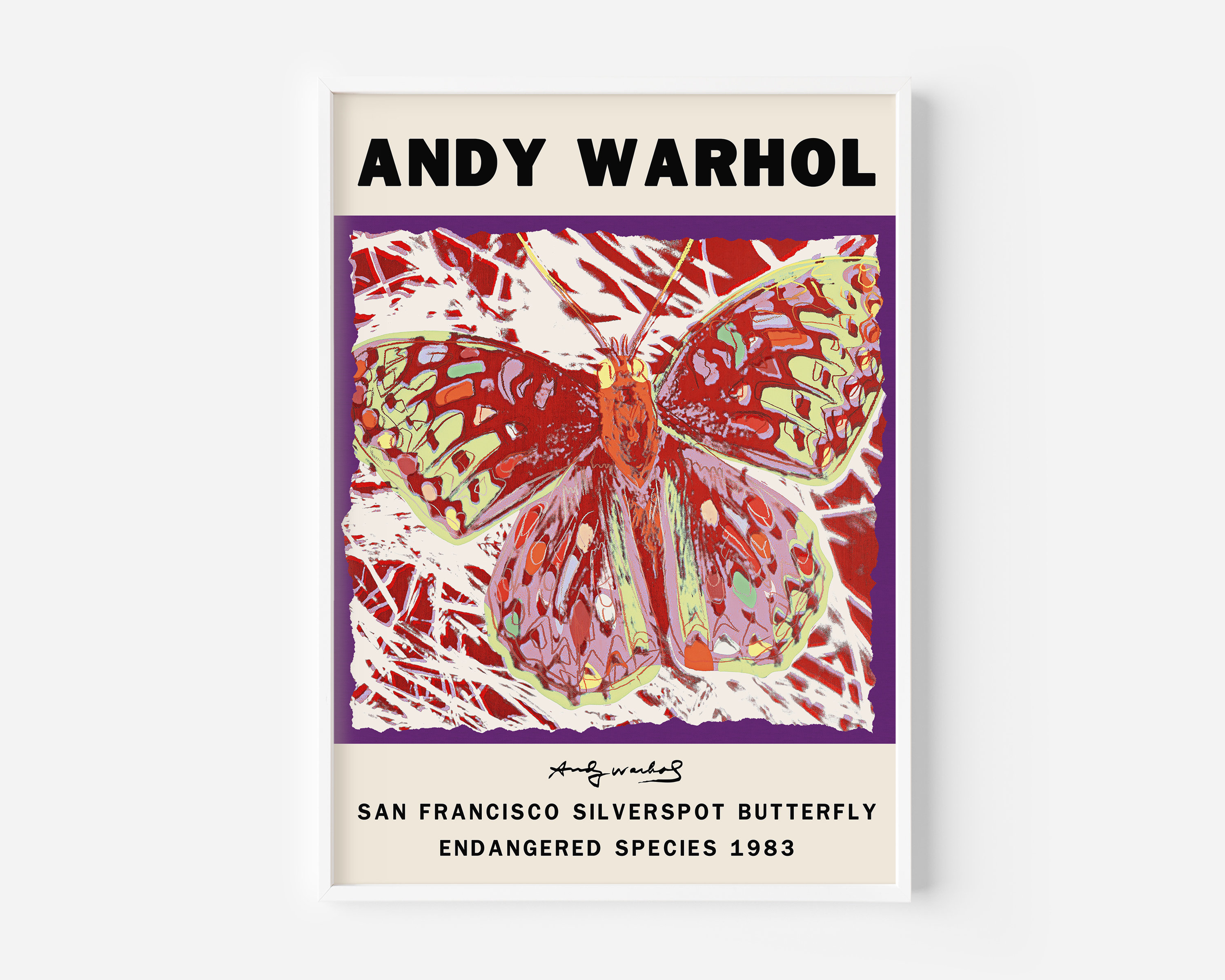 Andy Warhol Print Exhibition Poster Andy Warhol Poster Andy | Etsy