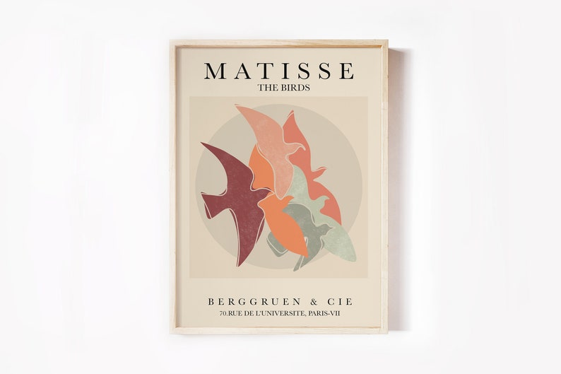 Matisse the Birds Print Museum Poster Art Exhibition Print | Etsy