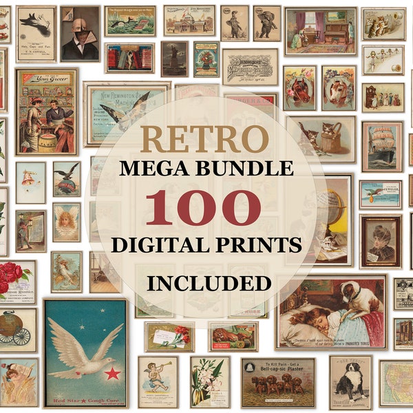 Retro Art Print - Etsy