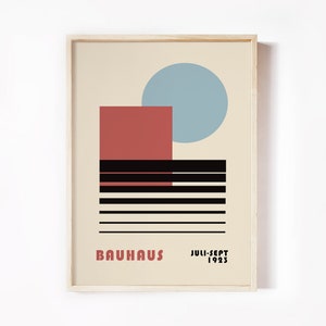 Bauhaus Set of 6 Prints, Gallery Wall Set, Bauhaus Poster Set ...