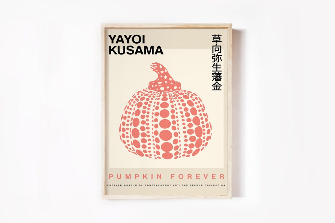 Yayoi Kusama Pumpkin Print Yayoi Kusama Poster Kusama - Etsy