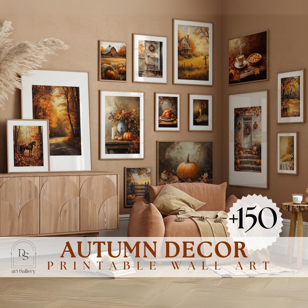 150 Fall Printables, Fall Prints to Download, Autumn Prints Bundle ...