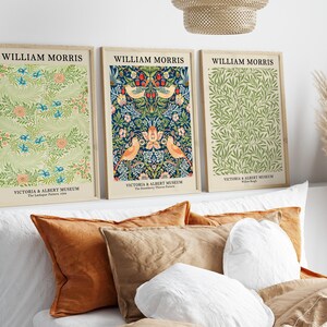 Set of 3 William Morris Print, 3 Piece Wall Art, Art Nouveau Print ...