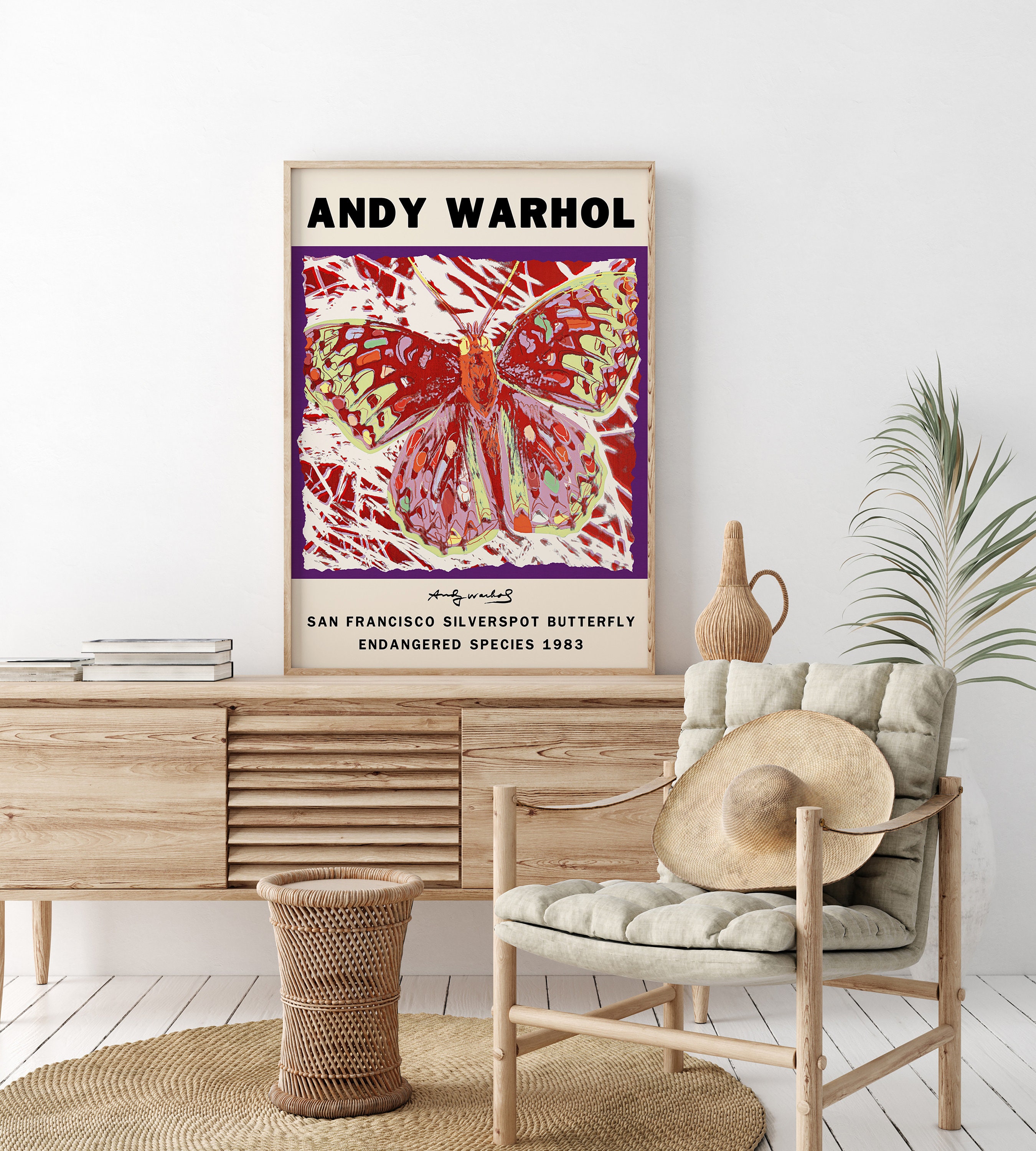Andy Warhol Print Exhibition Poster Andy Warhol Poster Andy | Etsy
