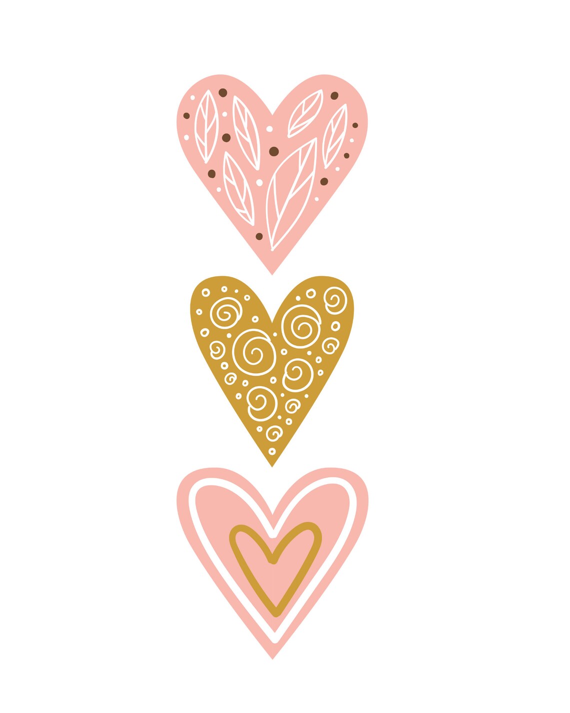 Nursery wall art BoHo heart BoHo heart wall art | Etsy