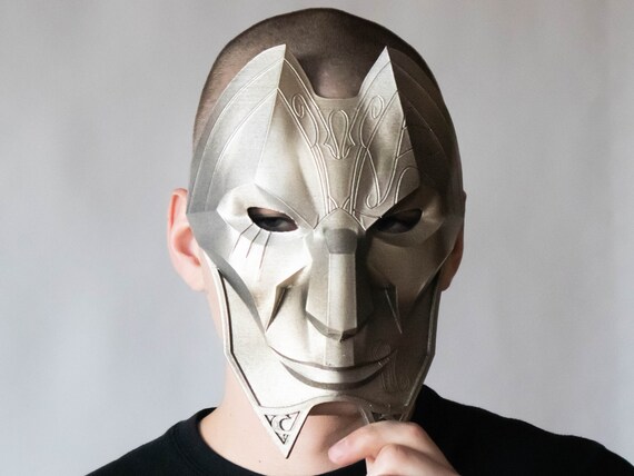 Jhin Mask LOL League of Legends Cosplay Arcane Jinx Figure | Etsy