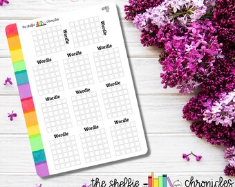 Wordle Stickers - Etsy