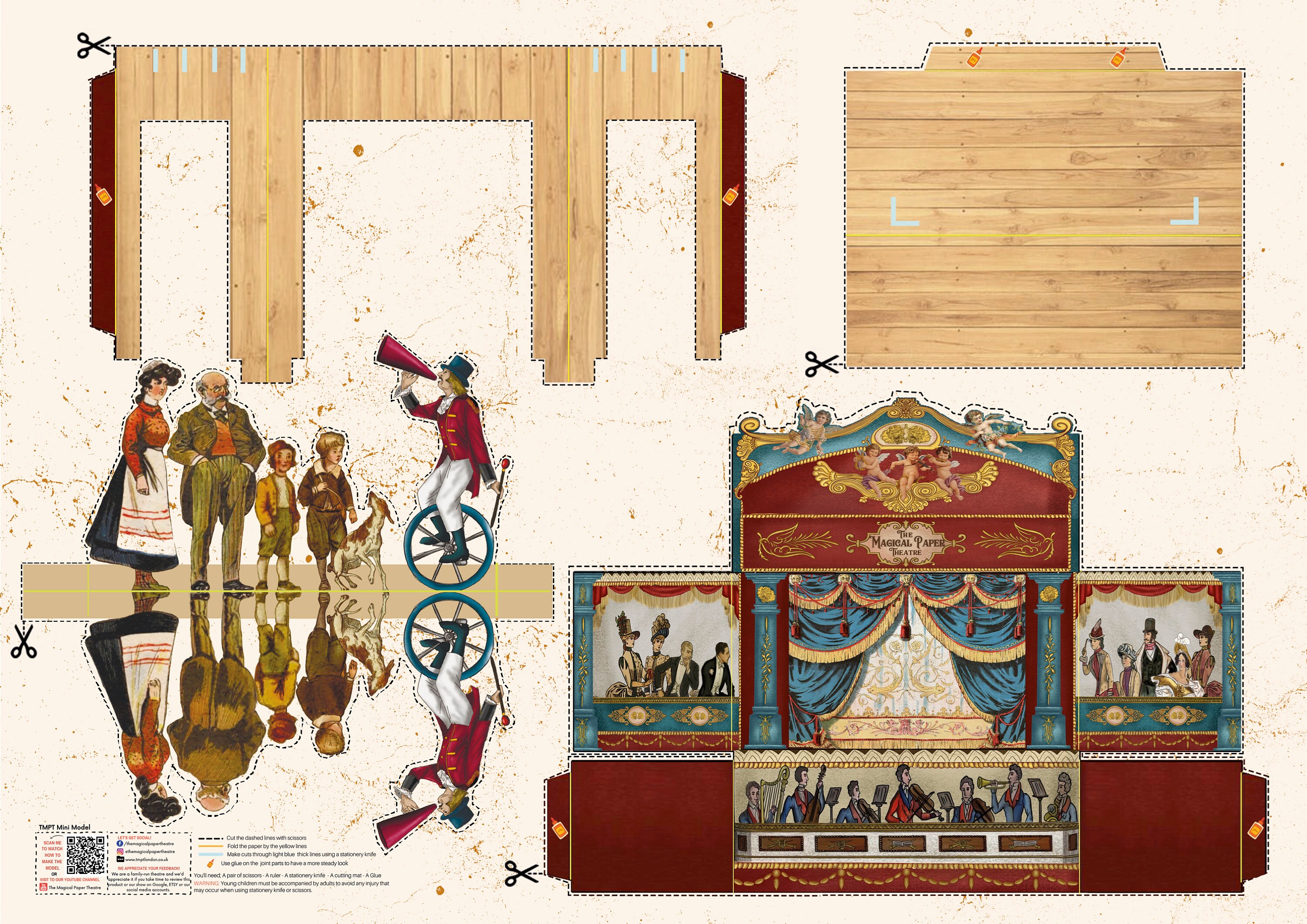 The Magical Paper Theatre (mini Model) - Etsy