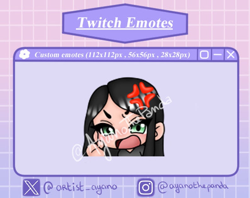 Twitch / Discord Emotes (7 Emotes) - Etsy