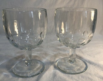 Clear Glass Goblets | Etsy