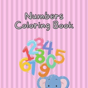 Coloring Pages Numbers 1-10 - Etsy