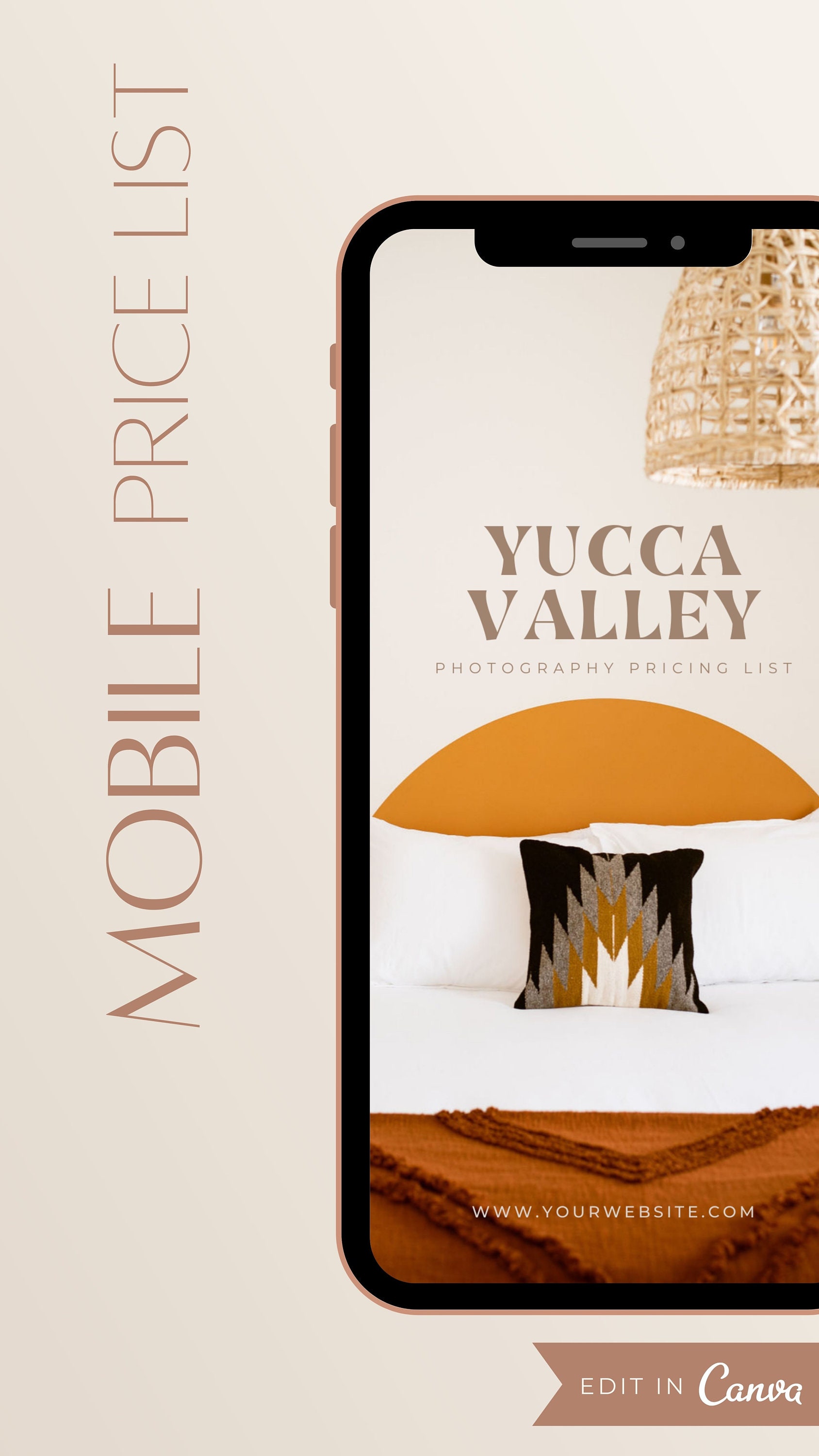 INSTANT DOWNLOAD Photographer Price List, Boho Text Message Price List ...