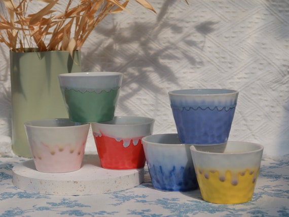 Set of 6 / Japanese Planters Succulent Ceramic Planter - Etsy