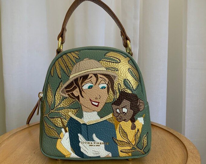 Hand Painted Disney Backpack Tarzan Themed Backpack Tarzan and Jane - Etsy