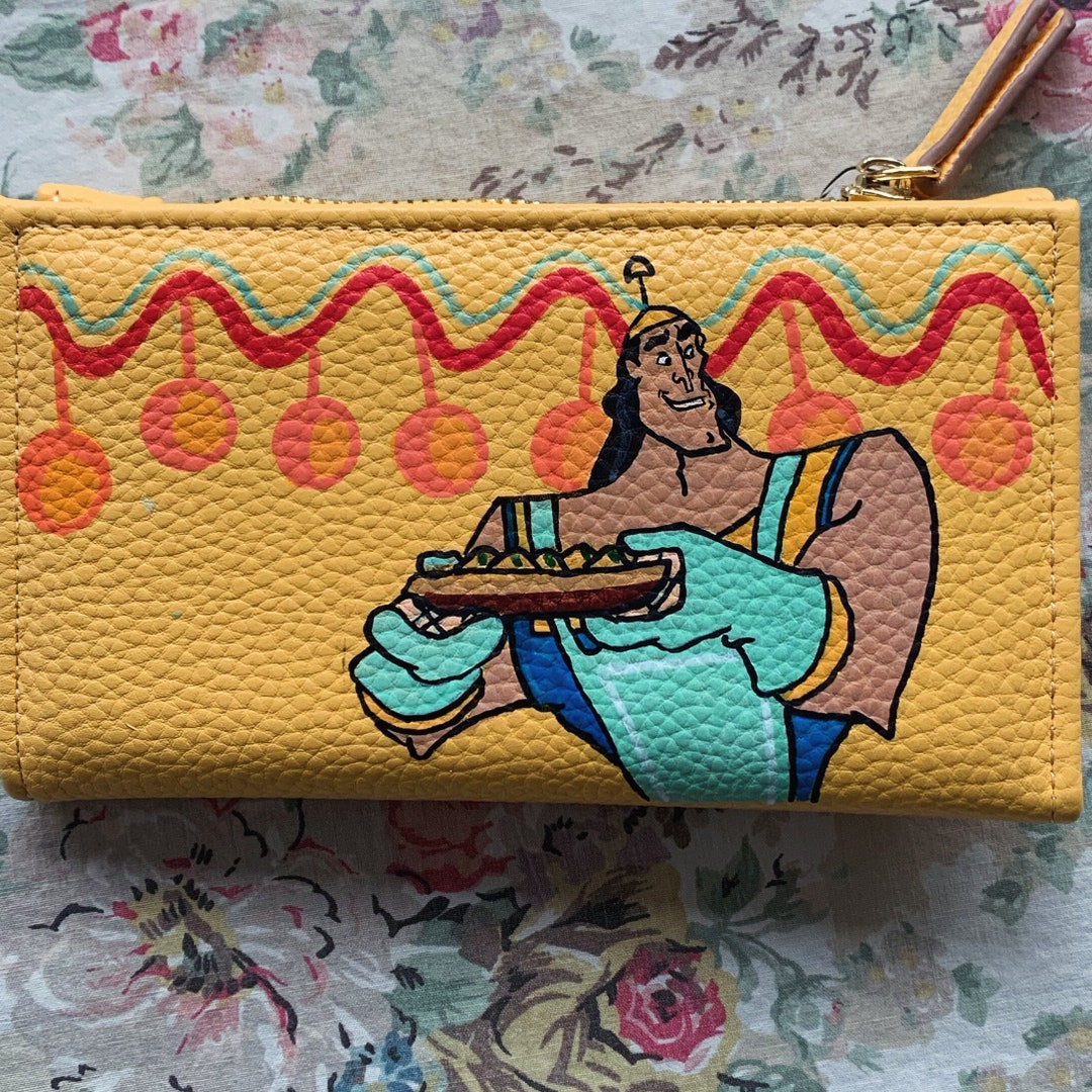 Hand Painted Kronk Wallet Emperors New Groove Disney Themed Wallet - Etsy