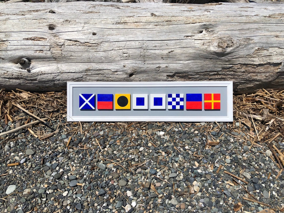 Custom Maritime Flag Sign - Etsy