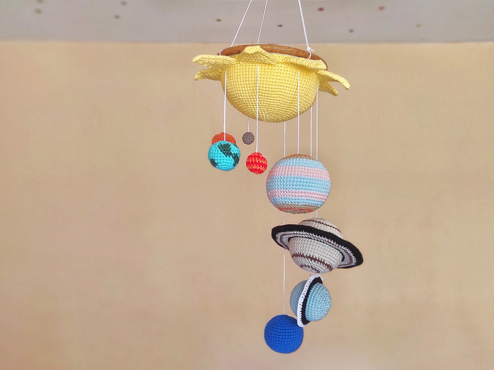 Solar System Mobile Amigurumi Crochet Pattern Solar System - Etsy Canada