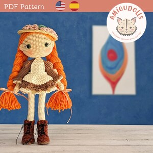 Anne Shirley Amigurumi Pattern PDF, Anne With an E Crochet Doll Pattern ...