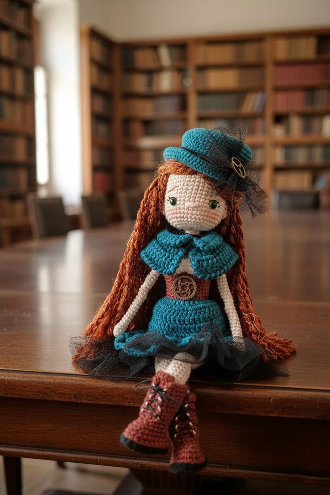 Steampunk Crochet Doll Pattern: Lady Ursula Amigurumi (PDF) - Etsy