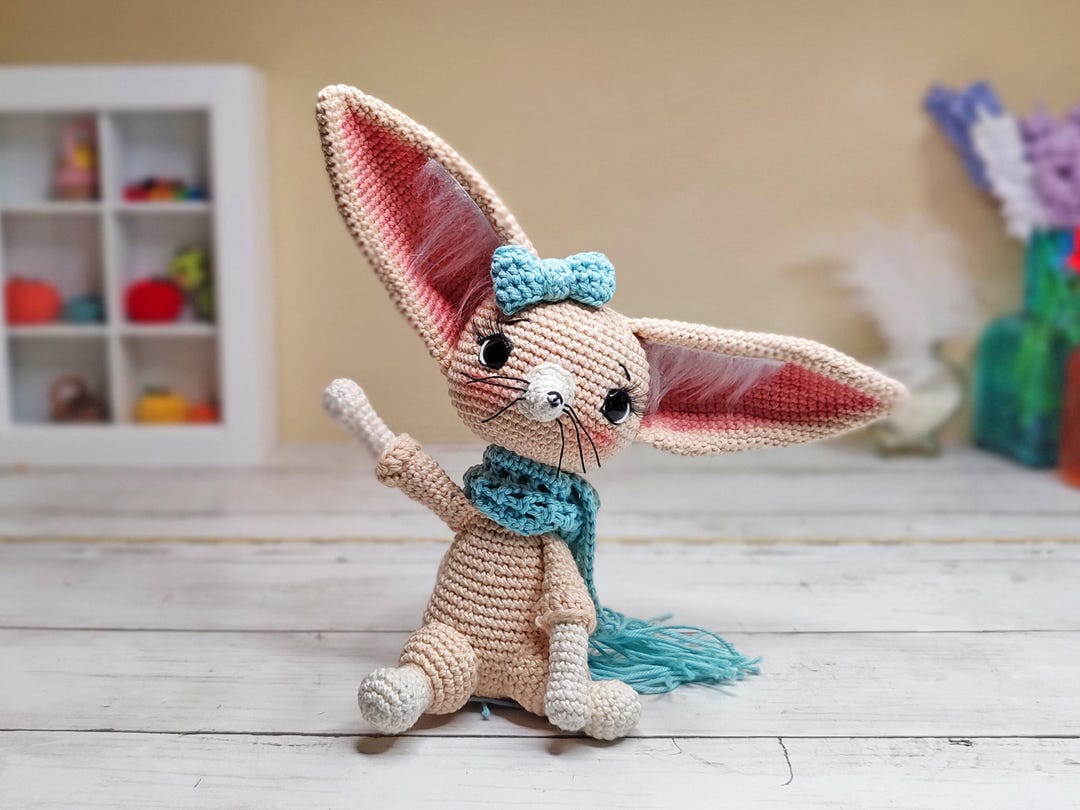 Fennec Fox Amigurumi Crochet Pattern: Luna Fennec (PDF) - Etsy