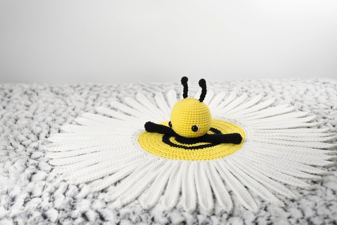 Bee Lovey Croche Pattern PDF Baby Blanket Crochet Pattern of | Etsy