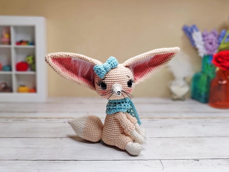 Fennec Fox Amigurumi Crochet Pattern: Luna Fennec (PDF) - Etsy