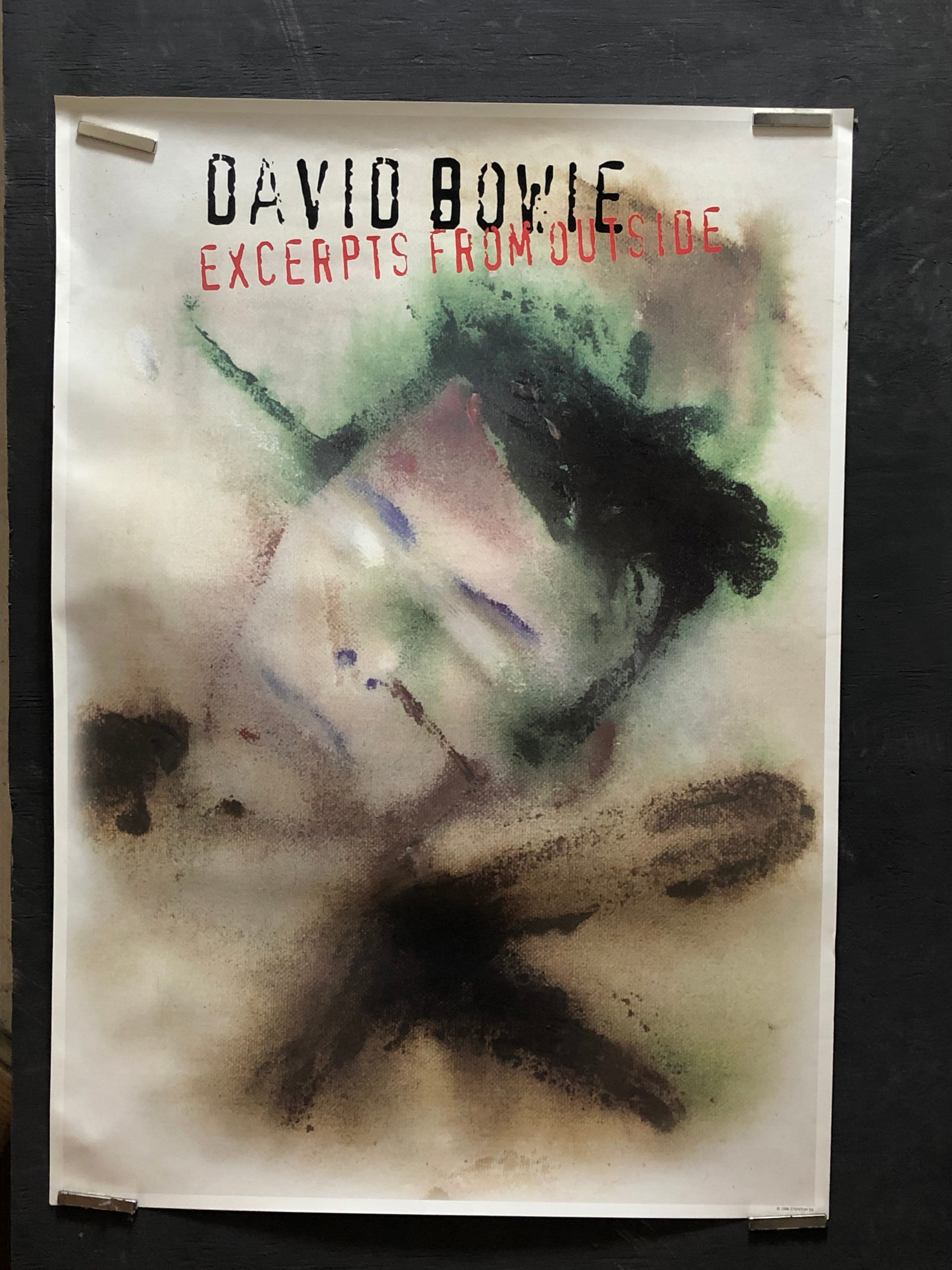 David Bowie Outside Artwork