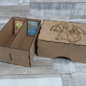 Pokémon Trading Cards Storage Box - 200+ Card Storage Suitable for ...