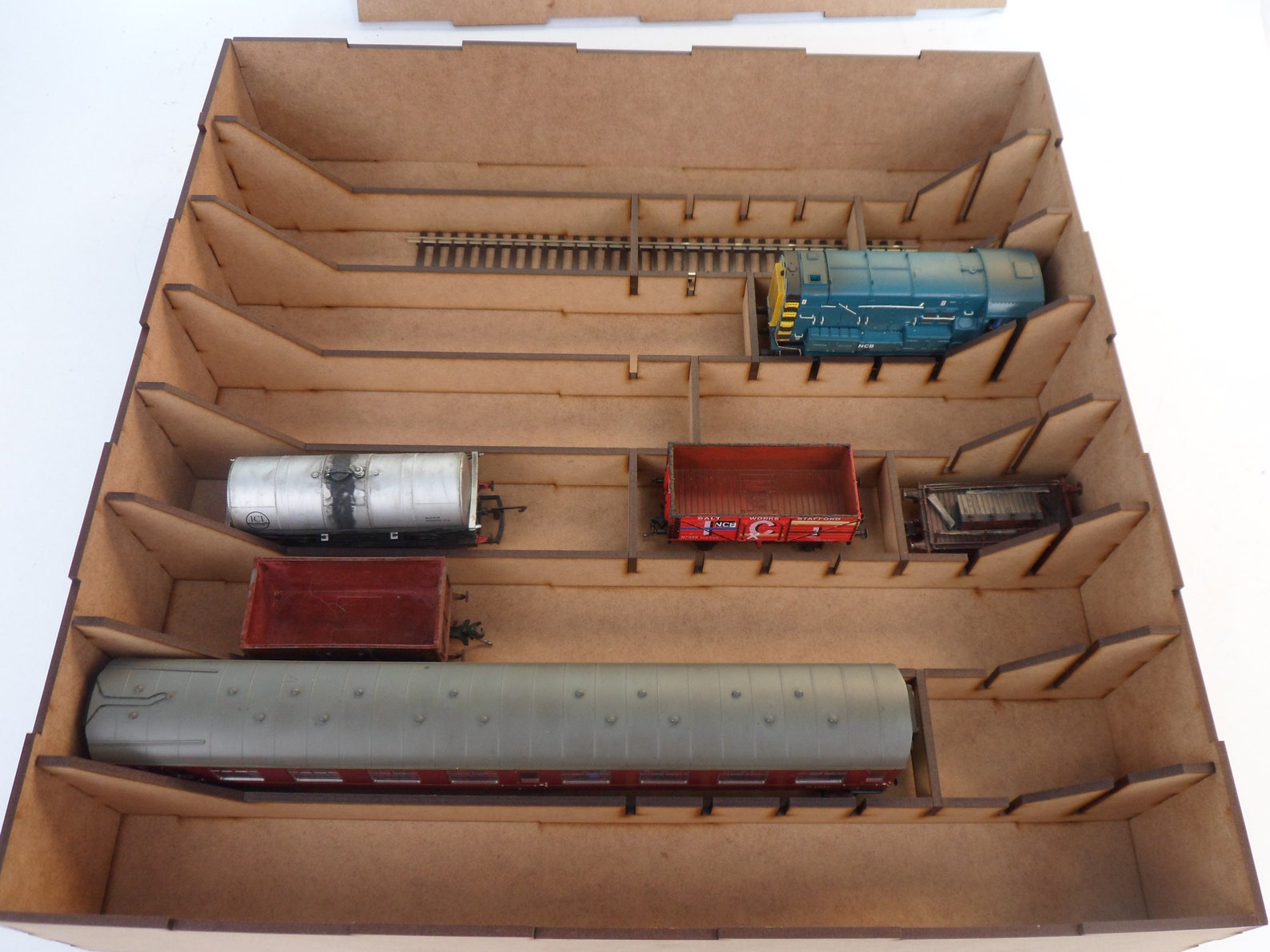 00 Gauge Transport/ Storage Box - Hornby Model Train Railway Wooden Box ...