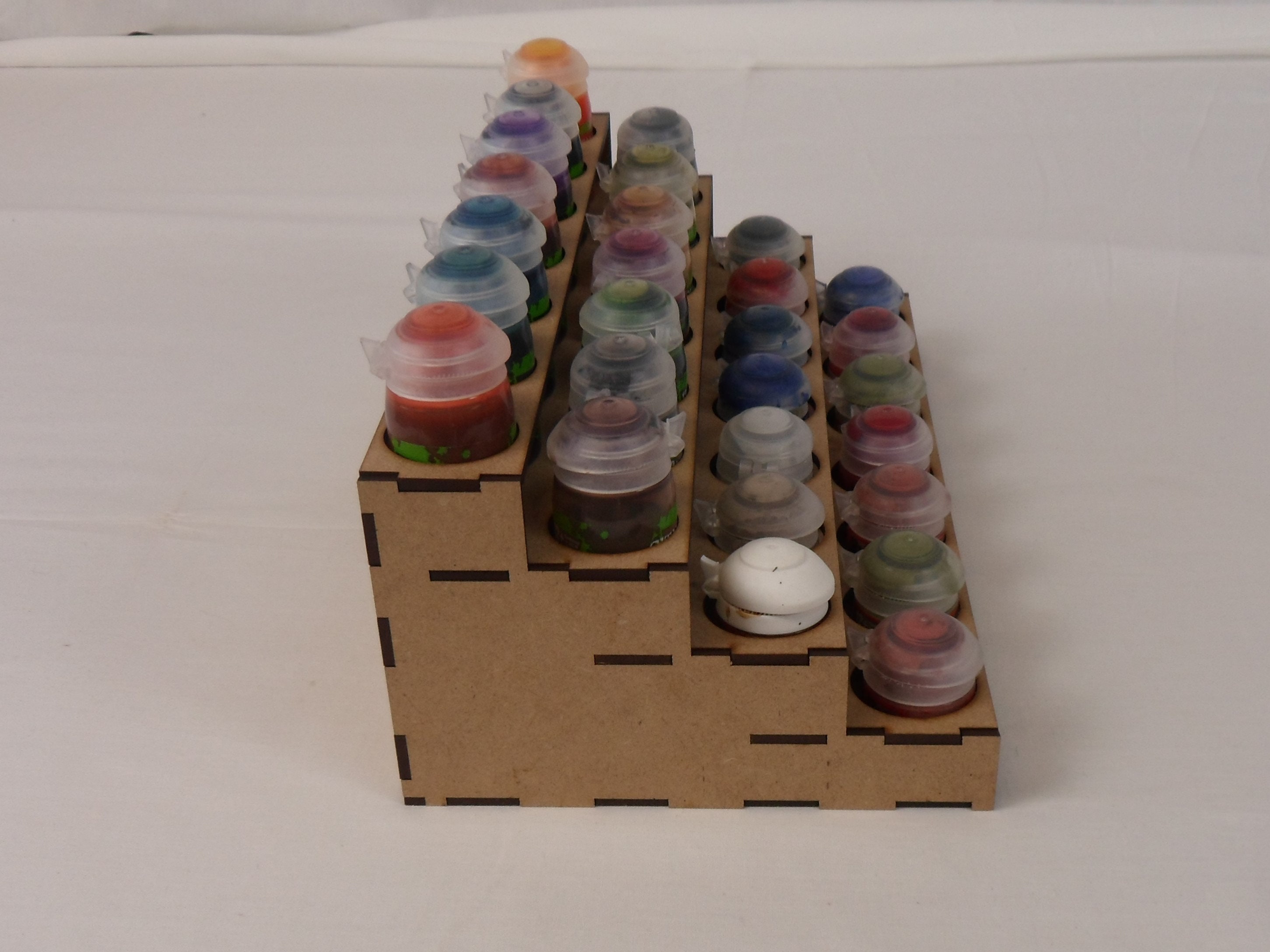 Paint stand for 28 Citadel gamesworkshop paints 4 tiered | Etsy